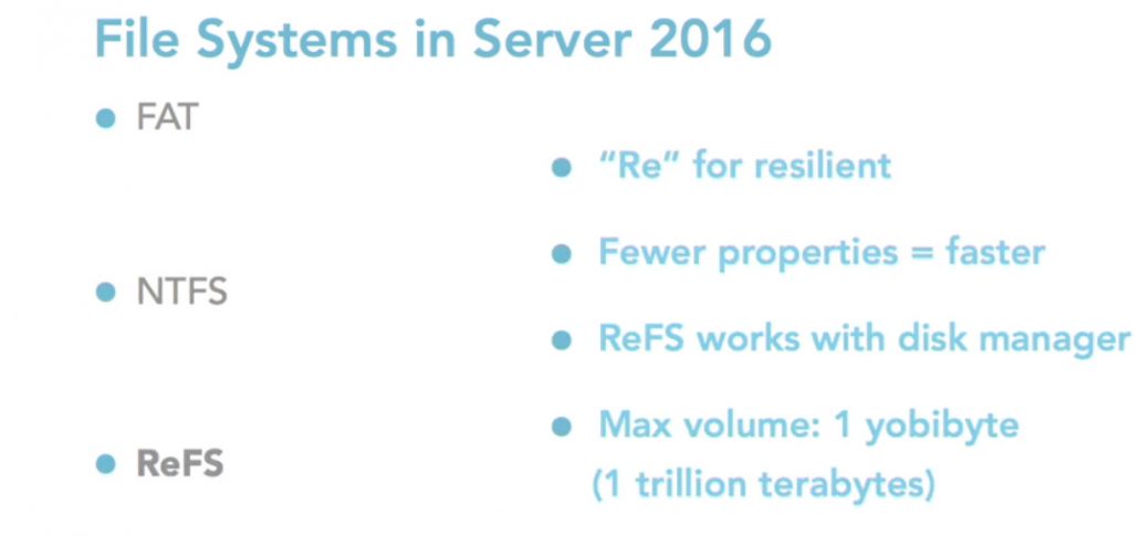 Resilient File System (ReFS) in Windows Server 2016 – Hamid Talebi ...